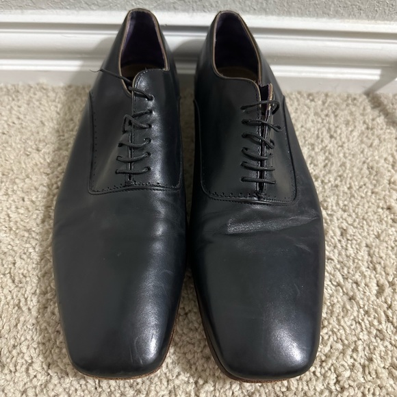 Ted Baker | Shoes | Ted Baker Black Leather Dress Shoes | Poshmark